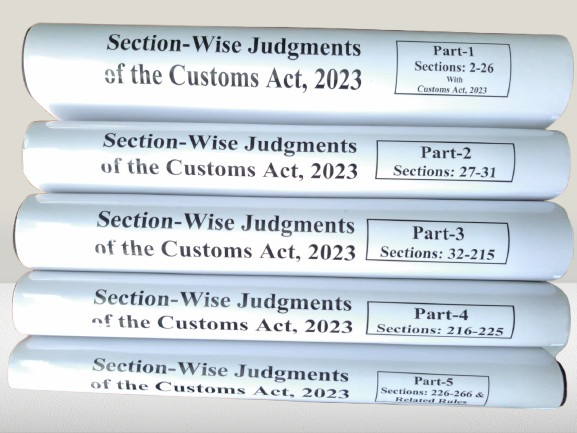 section wise judgments customs act 2023 part1 to part5 | Best VAT & Law ...